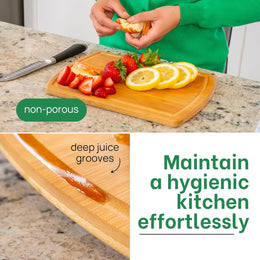 Greener Chef Bamboo Cutting Board - Glue-Free Surface – Greener Chef